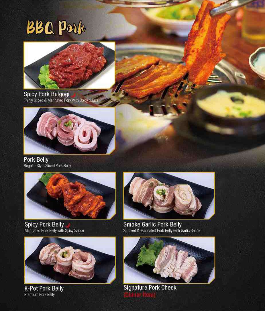Delicious Menu | Kingpot Korean BBQ & Hot Pot