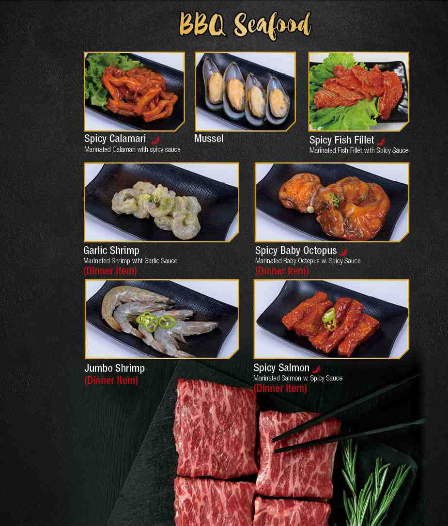 Delicious Menu | Kingpot Korean BBQ & Hot Pot
